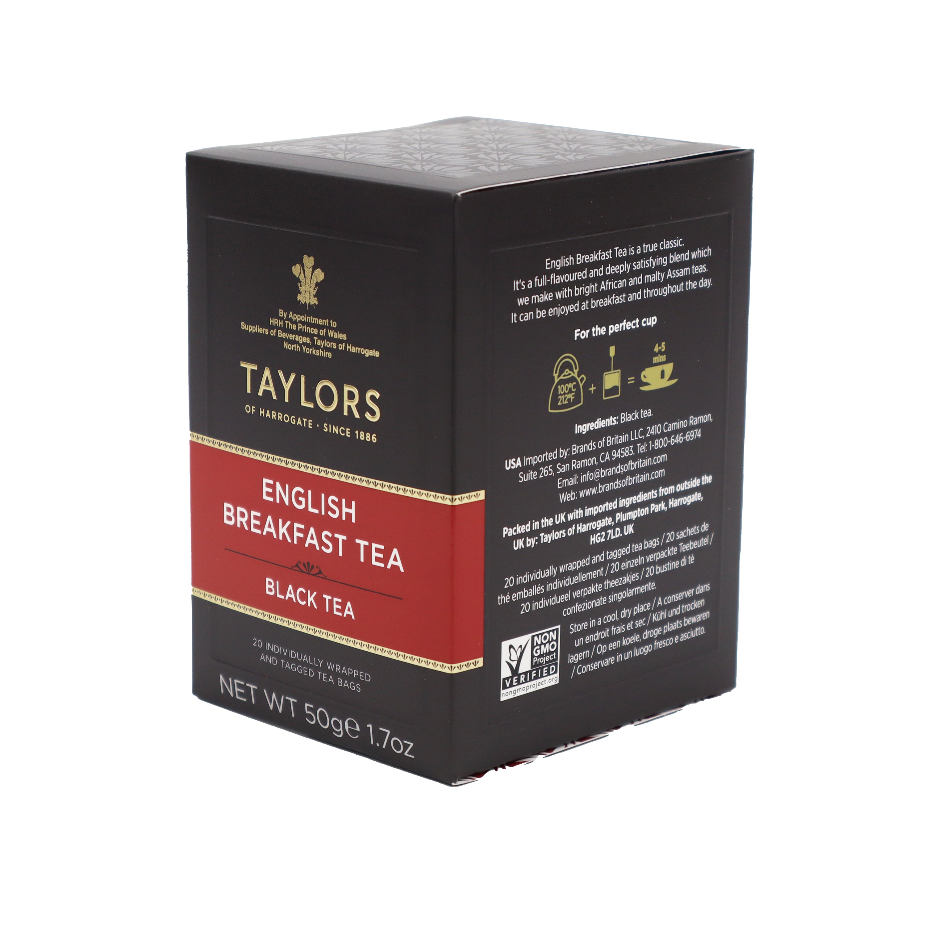 Té English Breakfast Caja 20 bolsitas – Sweet & Gourmet Chile