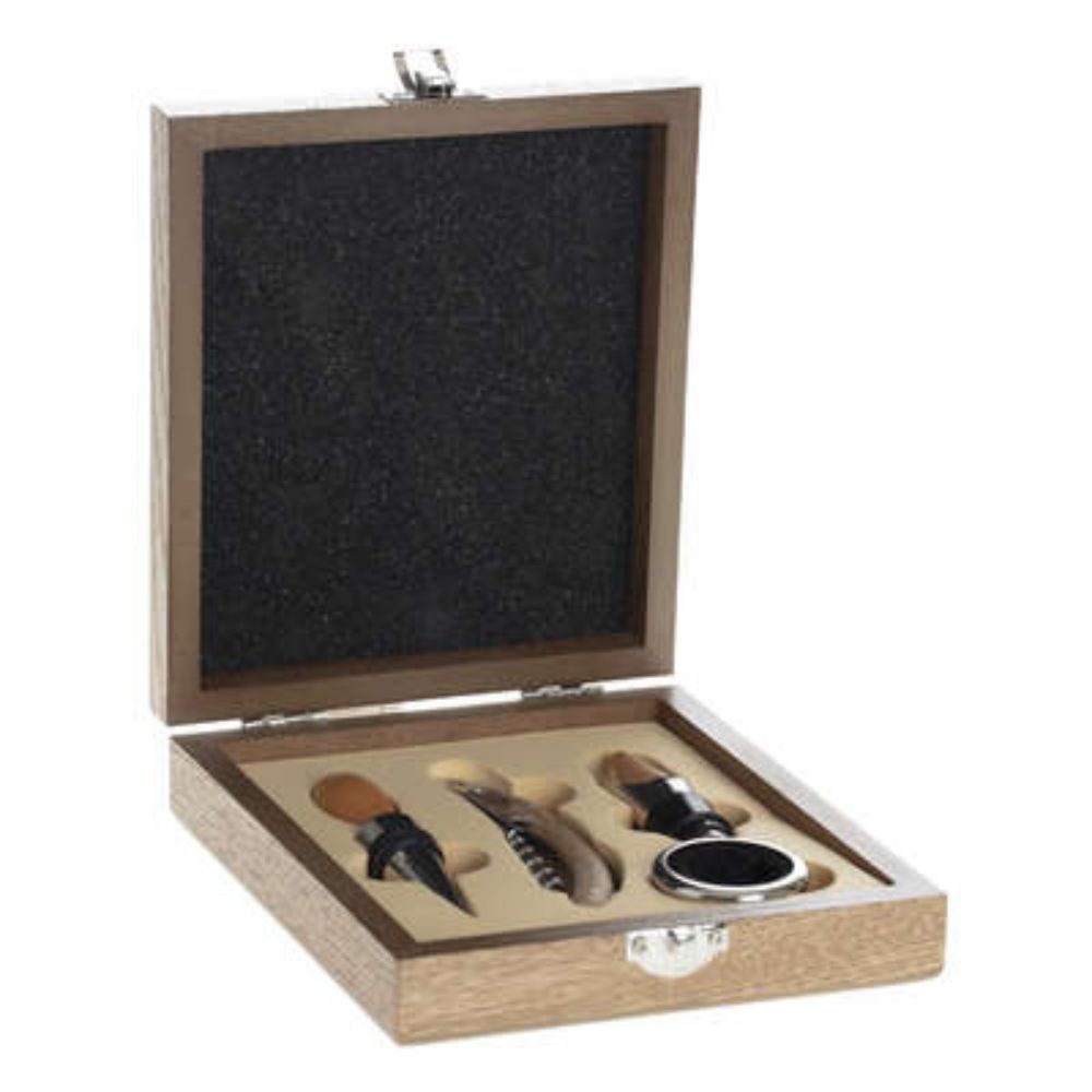 Kit De Vino 4 Piezas Con Caja – Tienda Sweet & Gourmet Chile